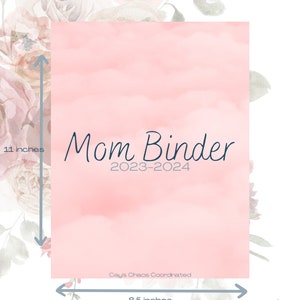 MOM BINDER, Mom Binder Printable, Mom Planner, Mom Planner Printable ...
