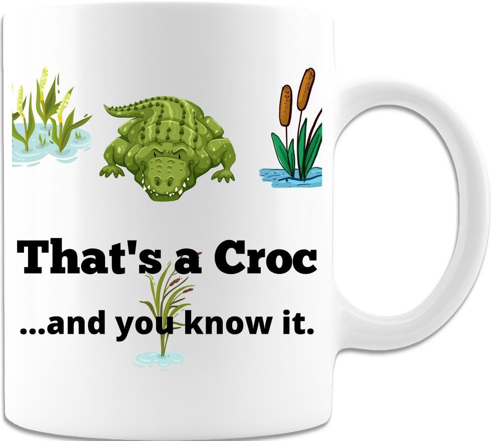 Mug Coffee Mug Croc 3 - Etsy