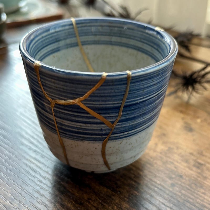 Kintsugi Cup - Etsy