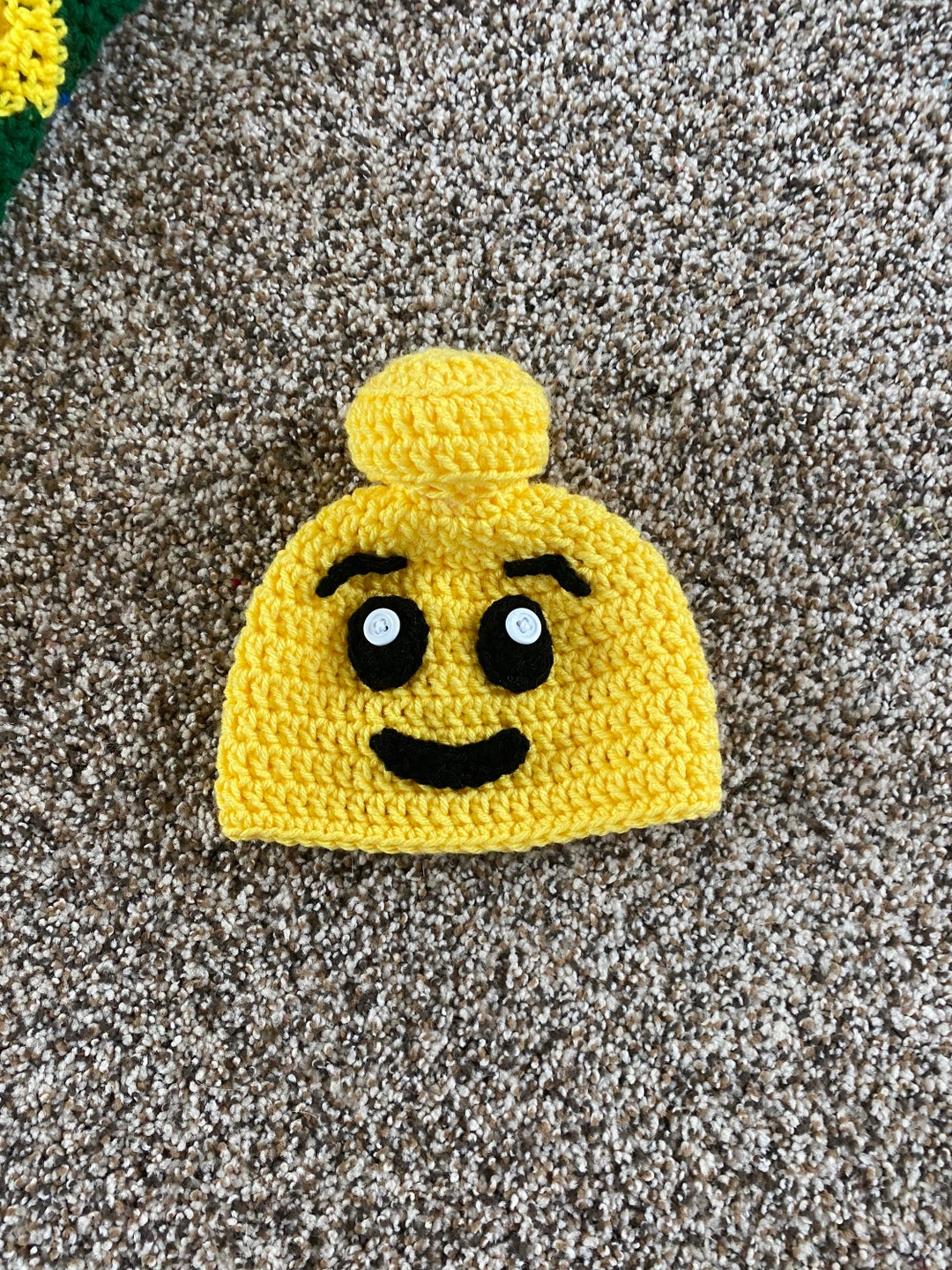 Lego Inspired Crocheted Hat - Etsy