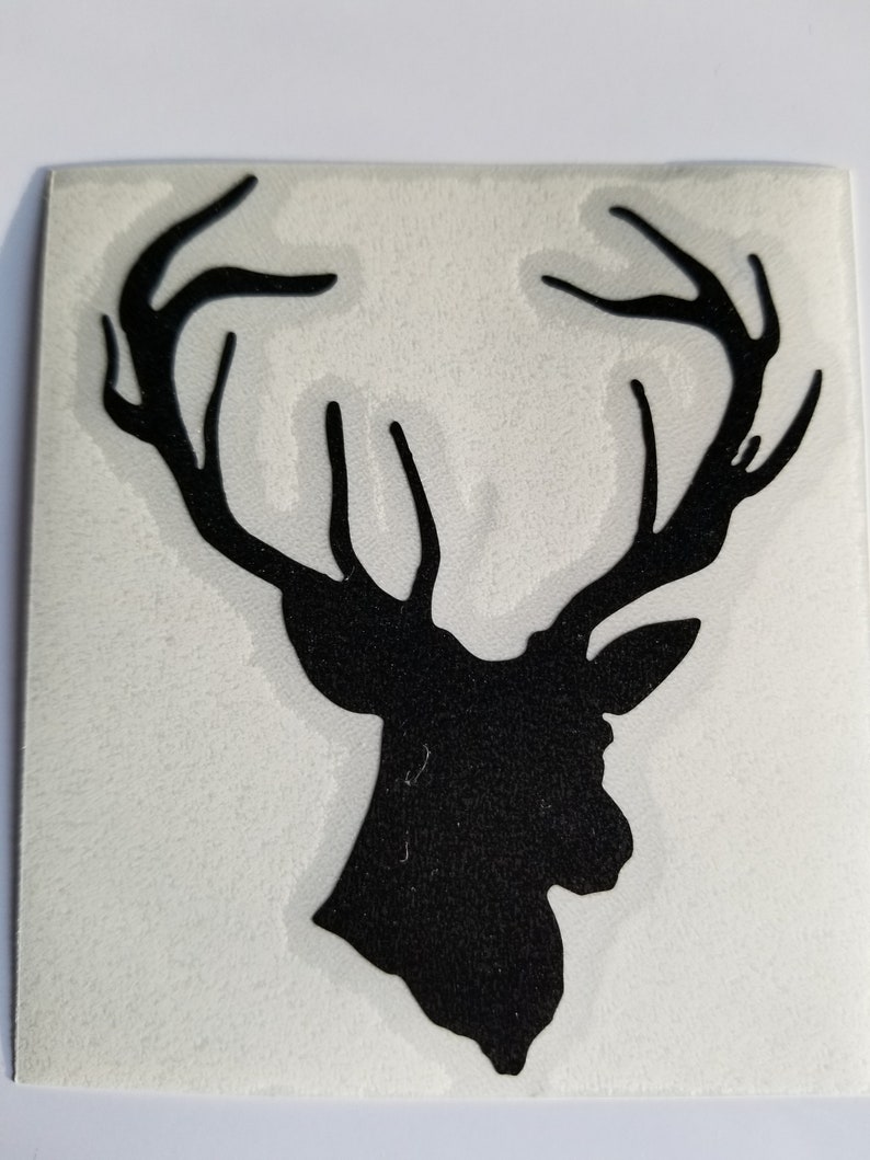 Buck Head Vinyl Decal - Etsy