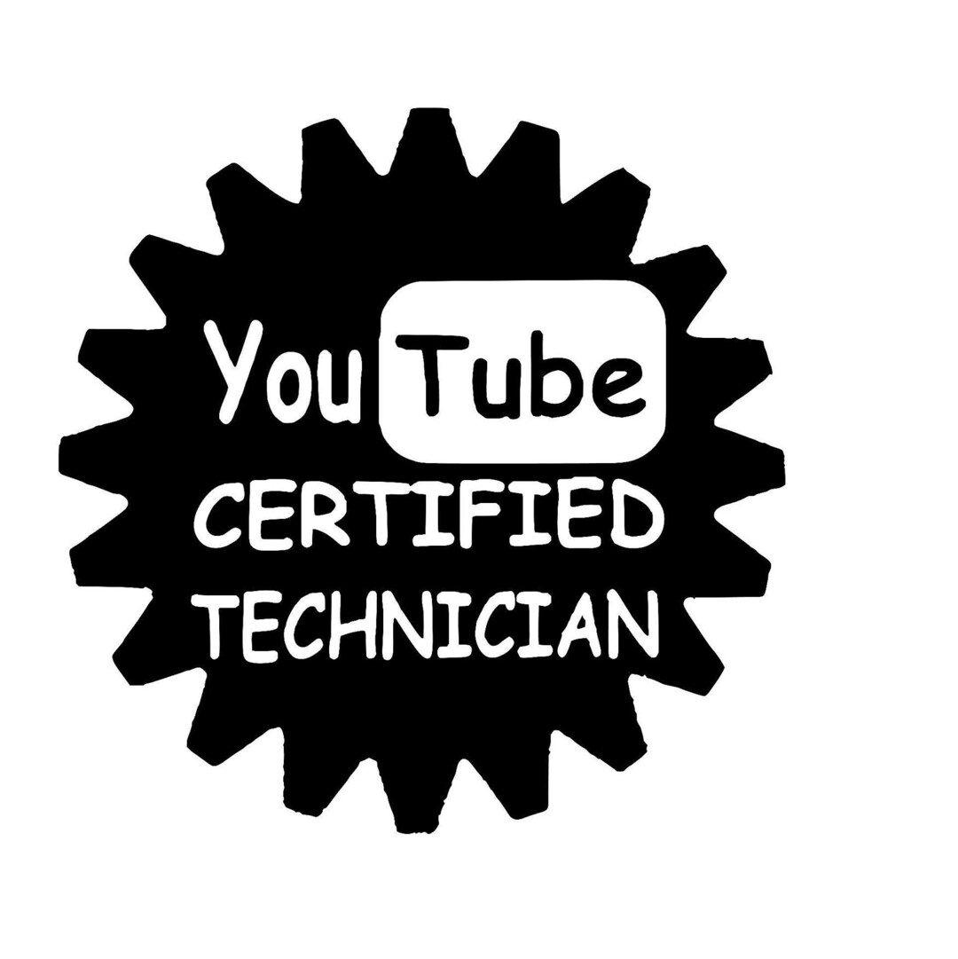 Digital Download -- Youtube Certified Technician Cut Files, PNG, JPG ...