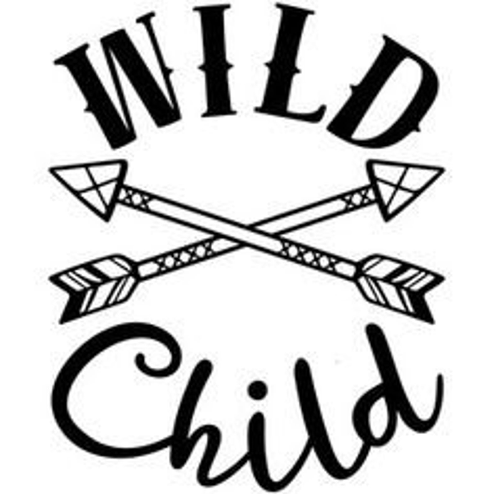 Wild Child Decal - Etsy