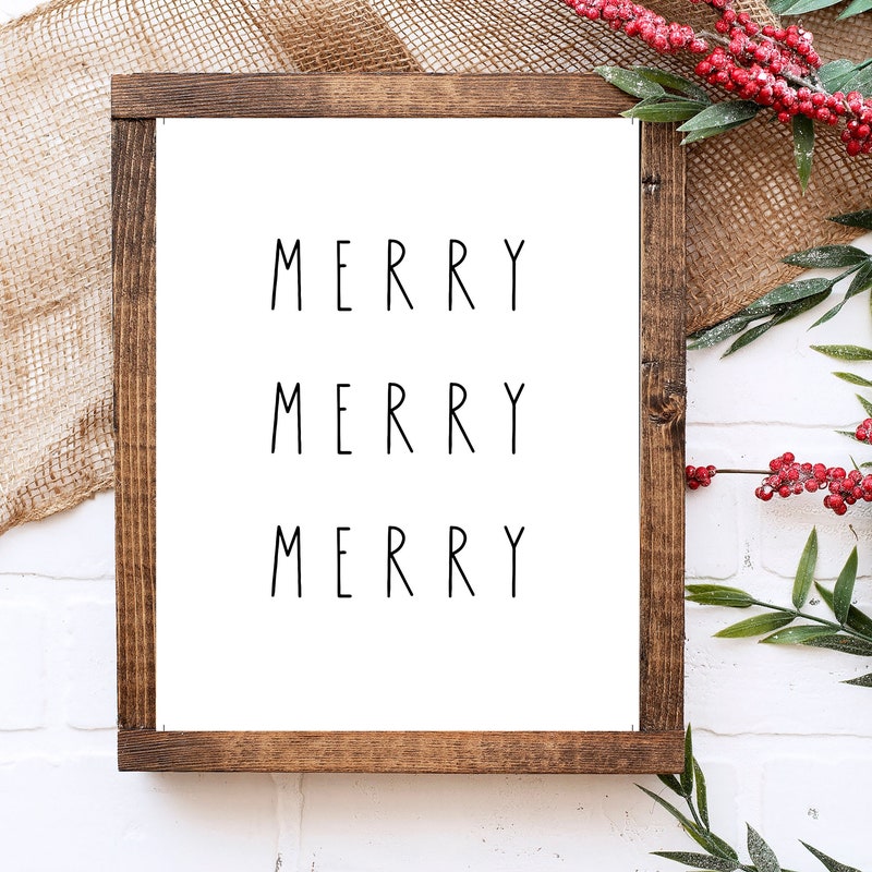 Rustic Holiday Sign - Etsy