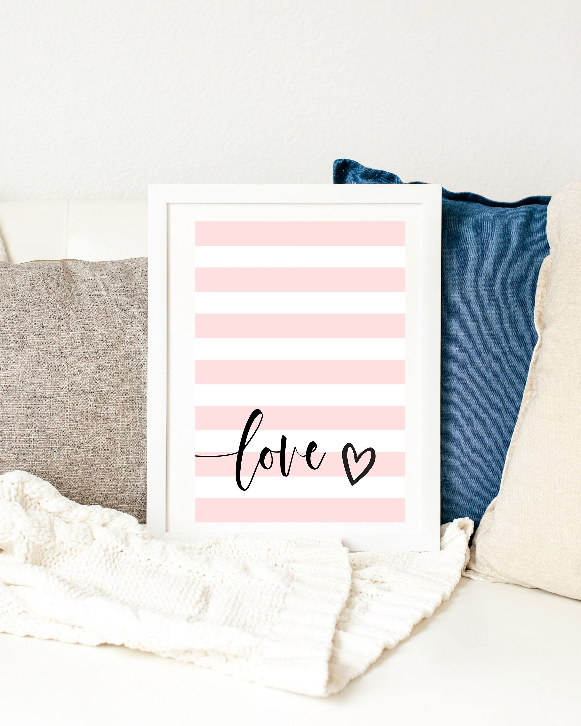 Valentines Printable Art, Valentines Gift, Printable Digital Print, 5 ...