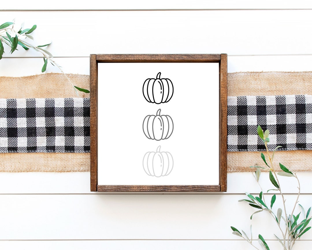 Pumpkin Halloween Farmhouse Printable Wall Art, Farmhouse Halloween ...