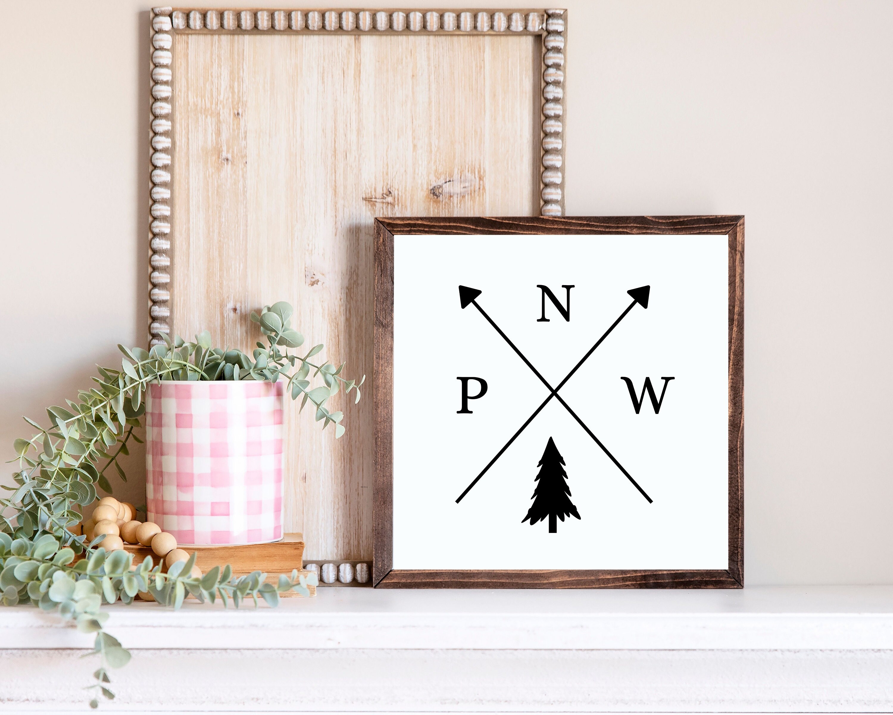 Pacific Northwest Sign Printable, PNW Sign, Minimalist PNW Wall Decor ...