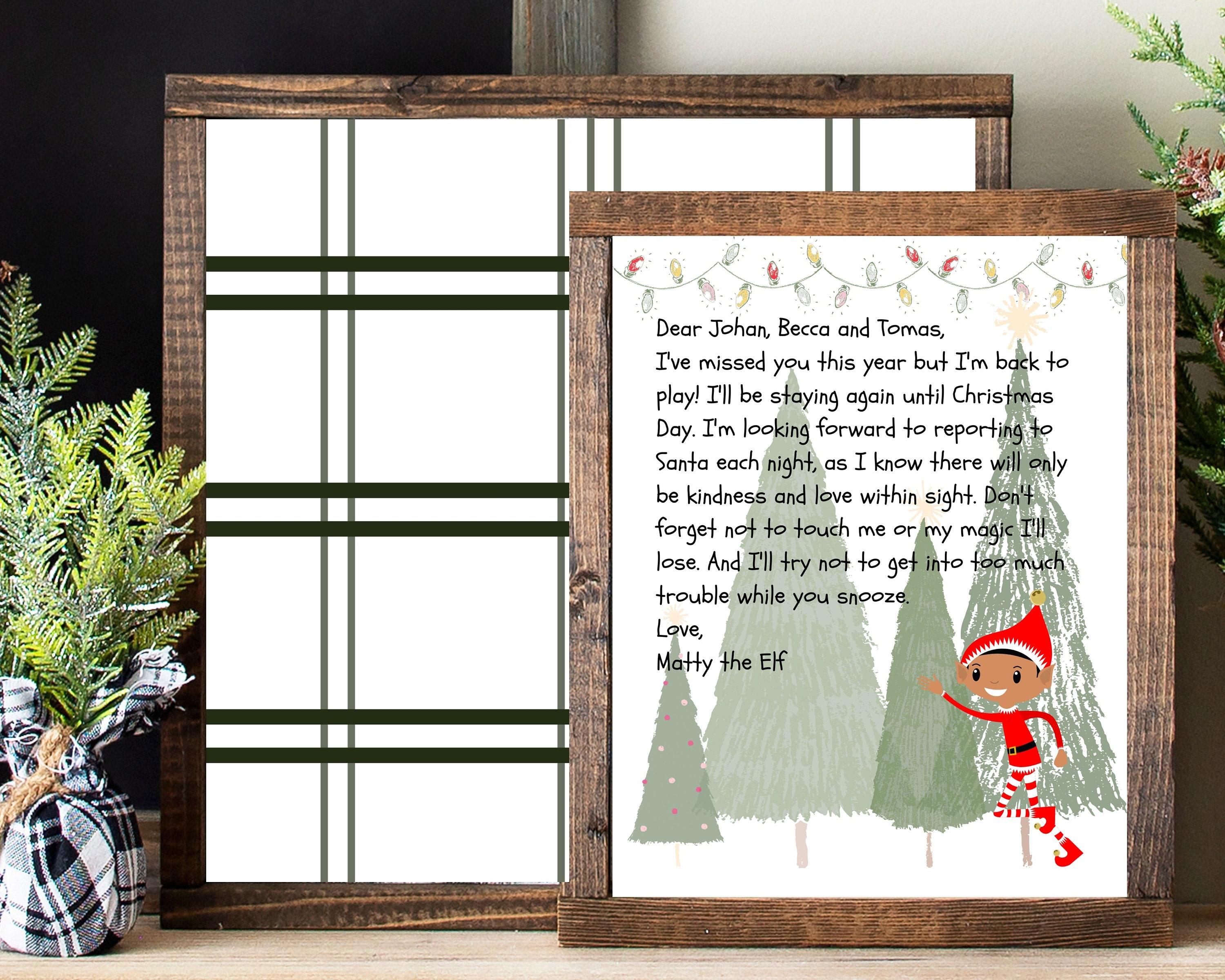 Elf Arrival Letter, Personalized Elf Letter, Printable Elf Letter ...