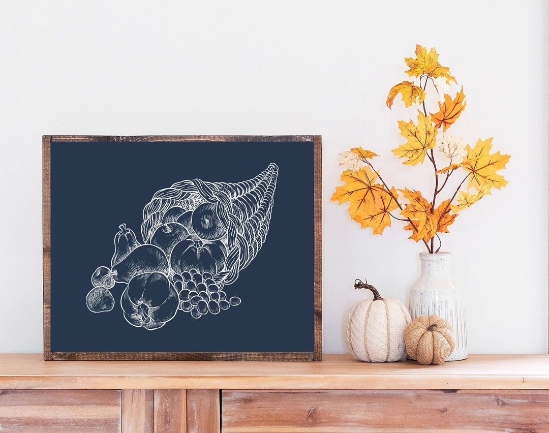 Thanksgiving Sign Printable, Farmhouse Thanksgiving Wall Decor ...