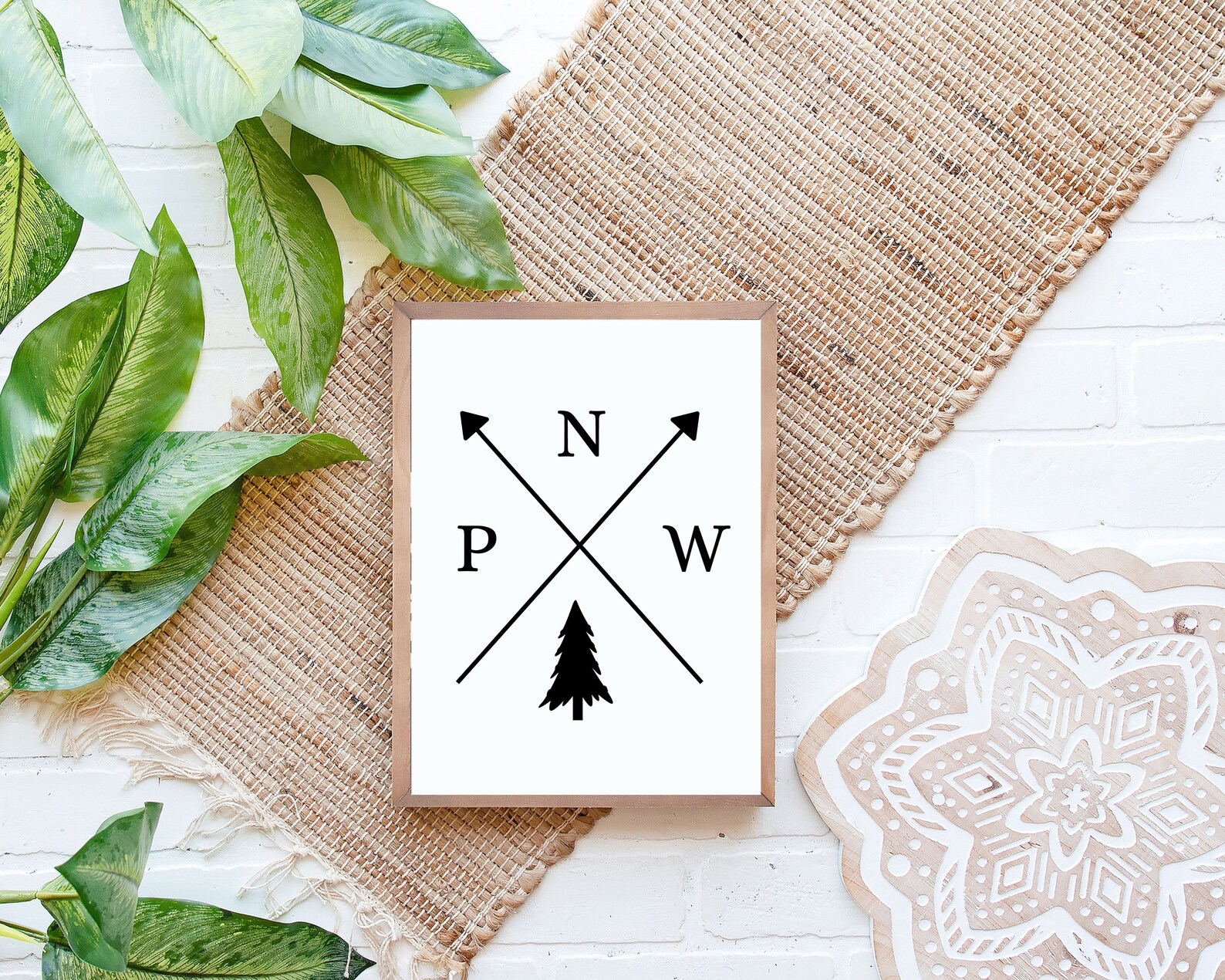 Pacific Northwest Sign Printable, PNW Sign, Minimalist PNW Wall Decor ...