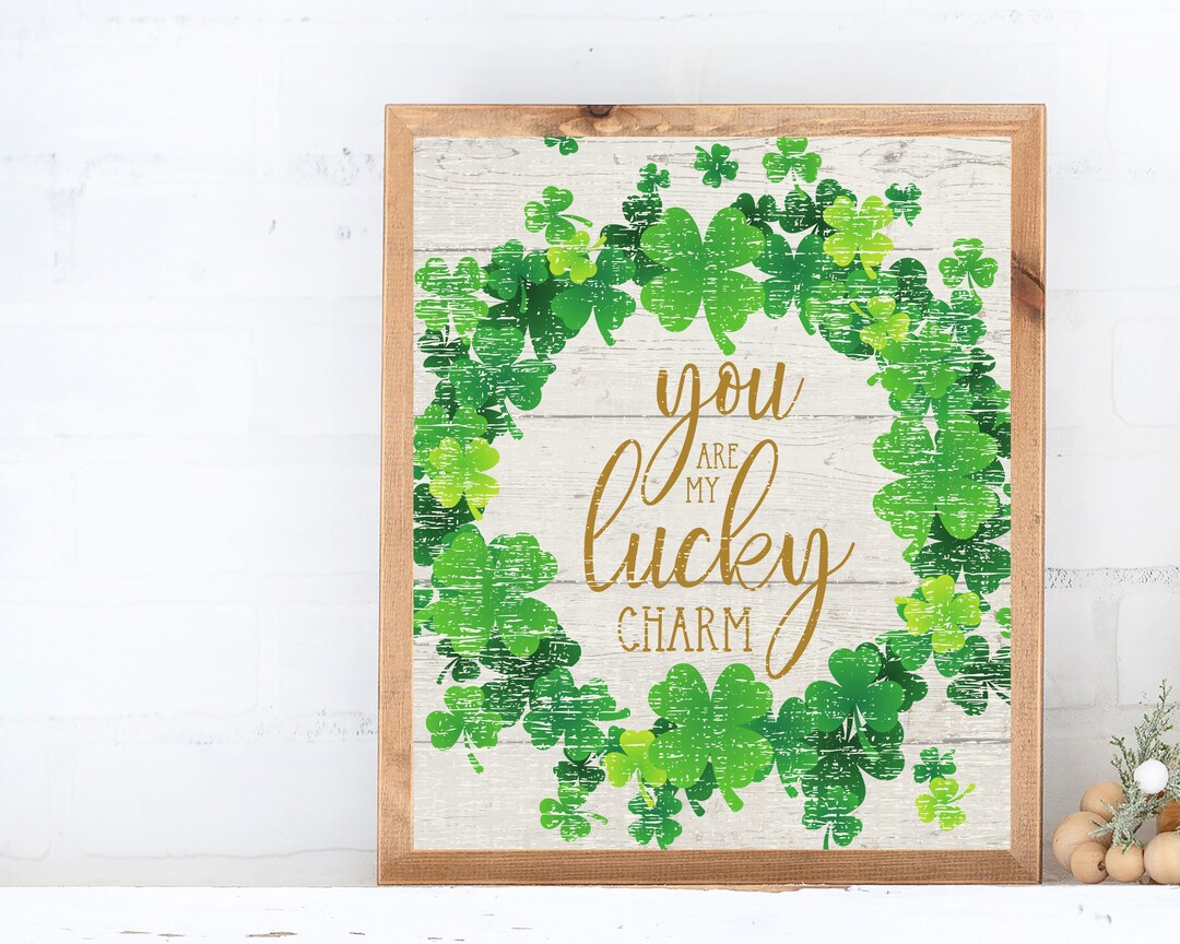 St. Patricks Day Print, St. Patricks Day Layering Sign, Farmhouse St ...