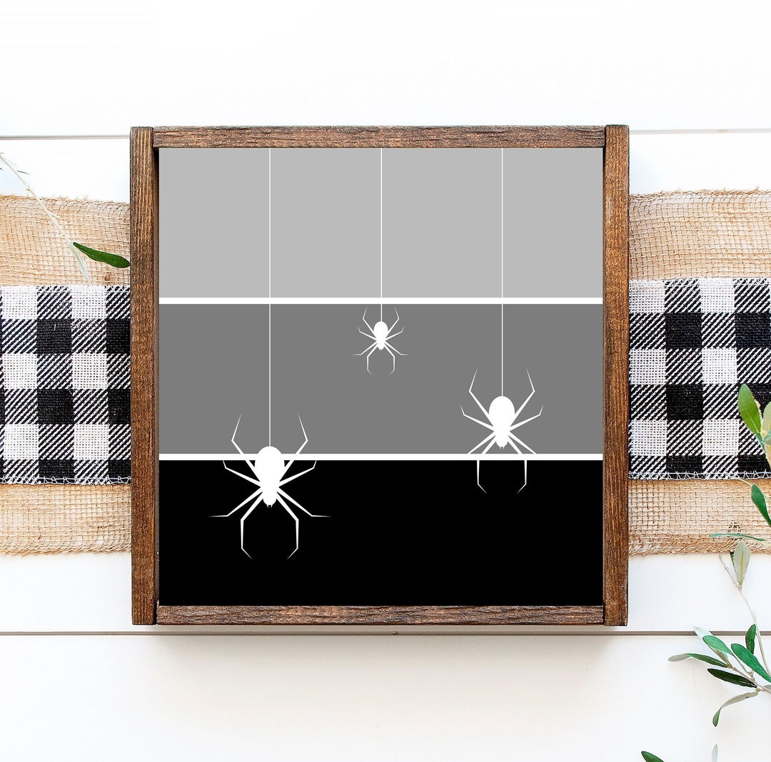 Halloween Printable Wall Art, Spider Printable, Farmhouse Halloween ...