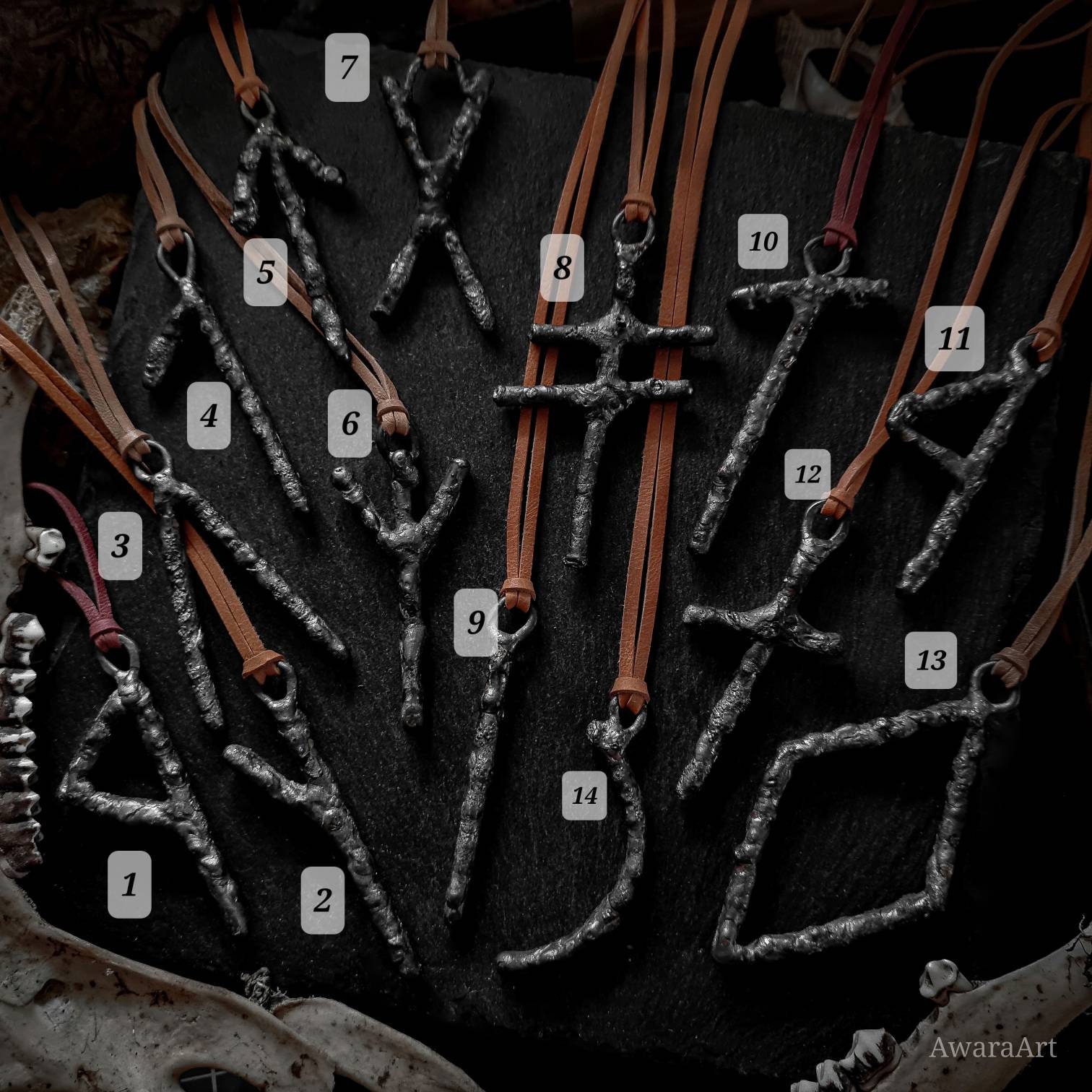 Hungarian Runes Wise Knowledge Helping Symbols Metal Iron - Etsy