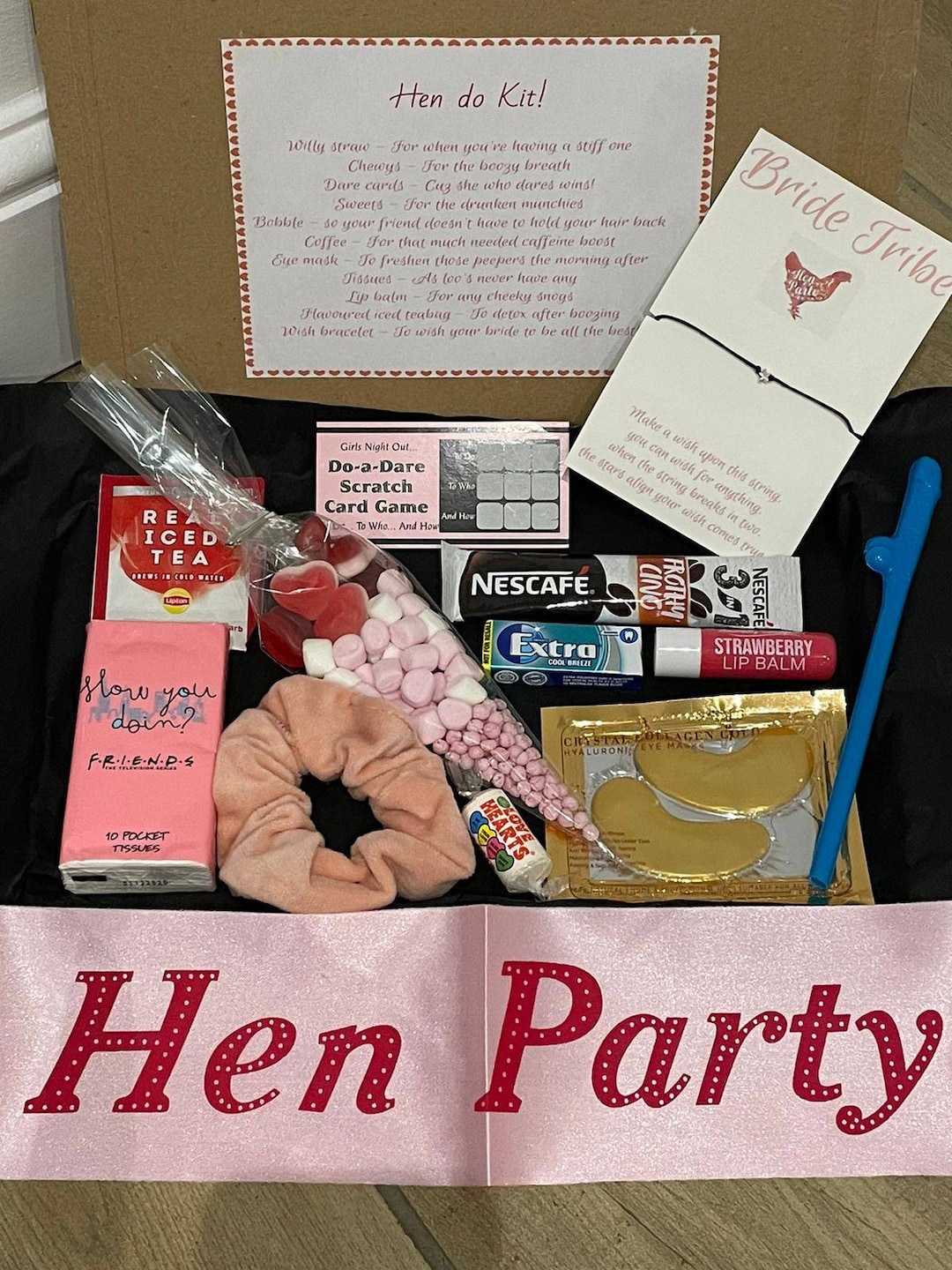 Hen Do Survival Kit Hen Do Gifts Bride Tribe Bride Squad - Etsy UK