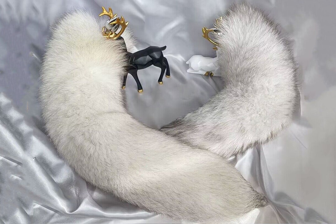 Real Fur Fox Tail Butt Plug Wolf Tail Plug Sex Toy Tail Buttplug Bdsm ...