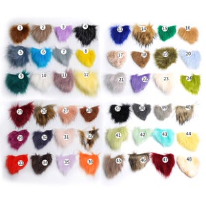 Enchanted Unicorn Faux Fur Set-gradient Pastel Ears With Iridescent ...
