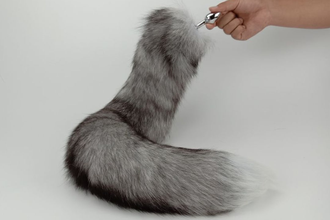 Real Fur Fox Tail Butt Plug Wolf Tail Plug Sex Toy Tail Buttplug Bdsm ...