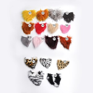 Enchanted Unicorn Faux Fur Set-gradient Pastel Ears With Iridescent ...