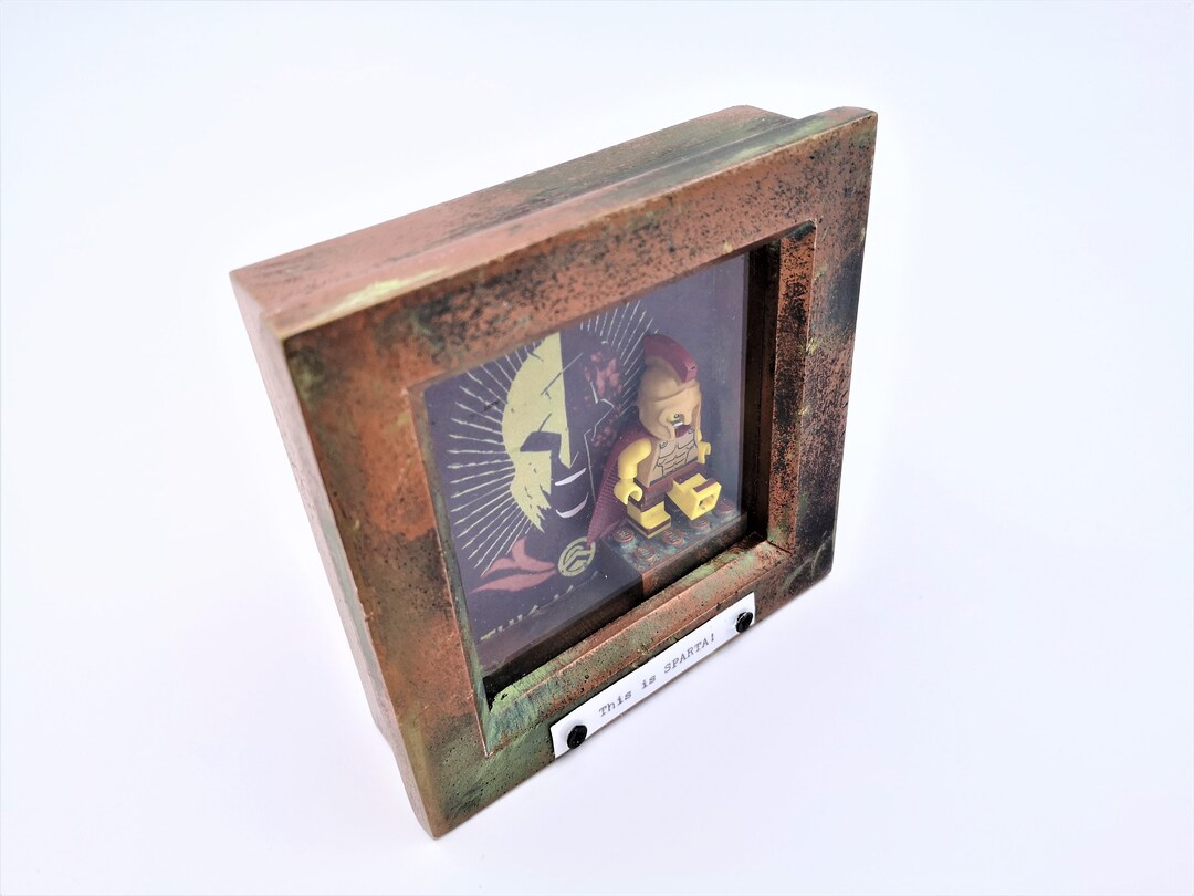 Lego Art Gladiator Box Frame Custom Made 'this is Sparta' OOAK - Etsy