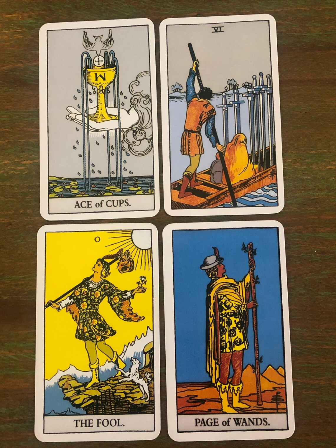 RIDER-Waite-Smith Tarot Card Deck | Etsy