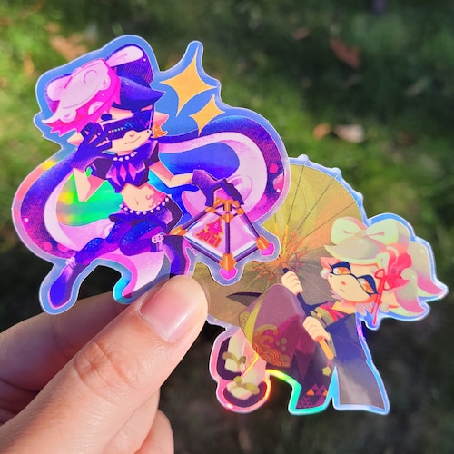 Squid Sisters Enamel Pin : Callie and Marie - Etsy
