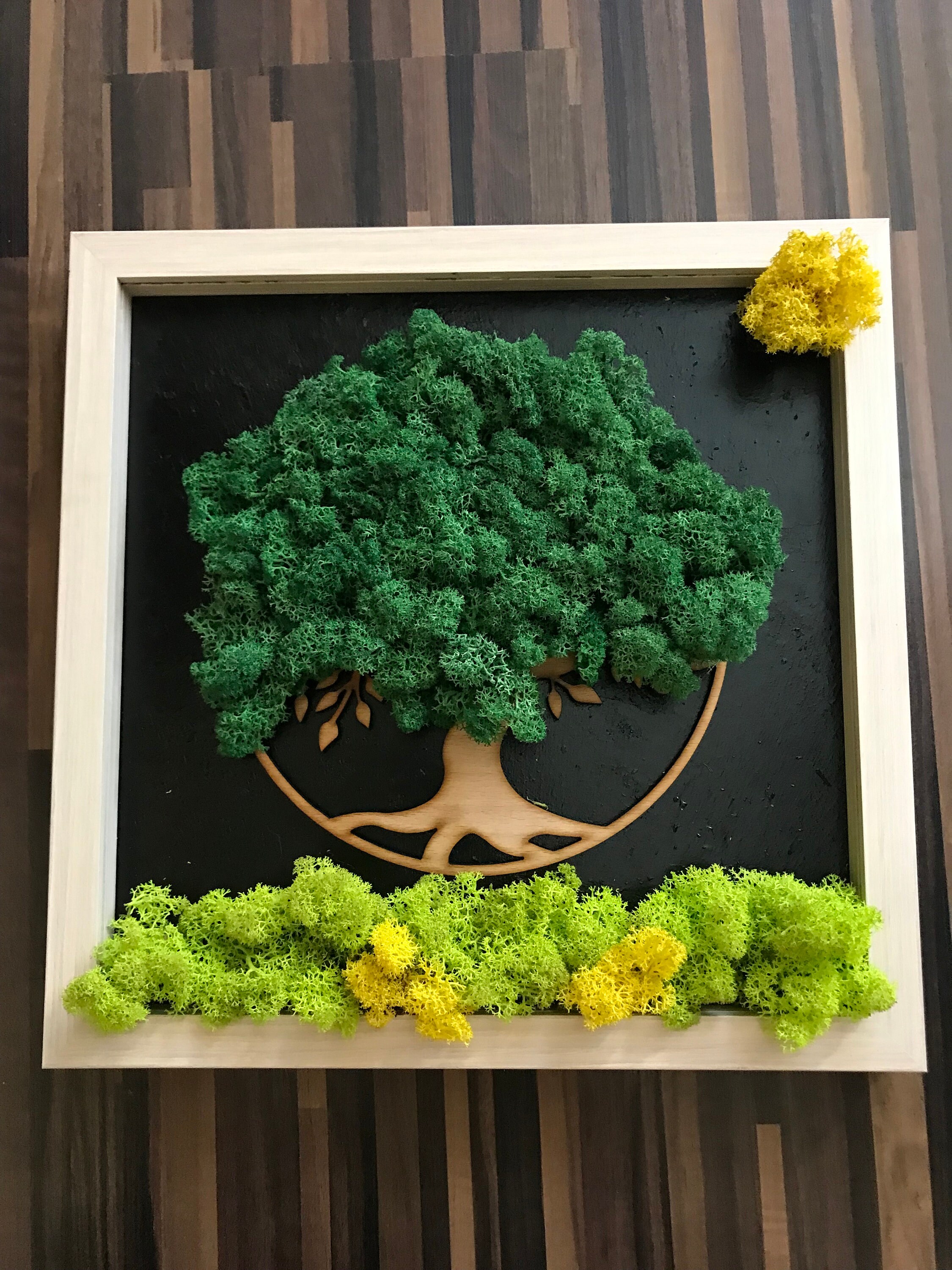 Tree of Wife With Moss, Natural Life Decor, Outdoor Live Decor ...