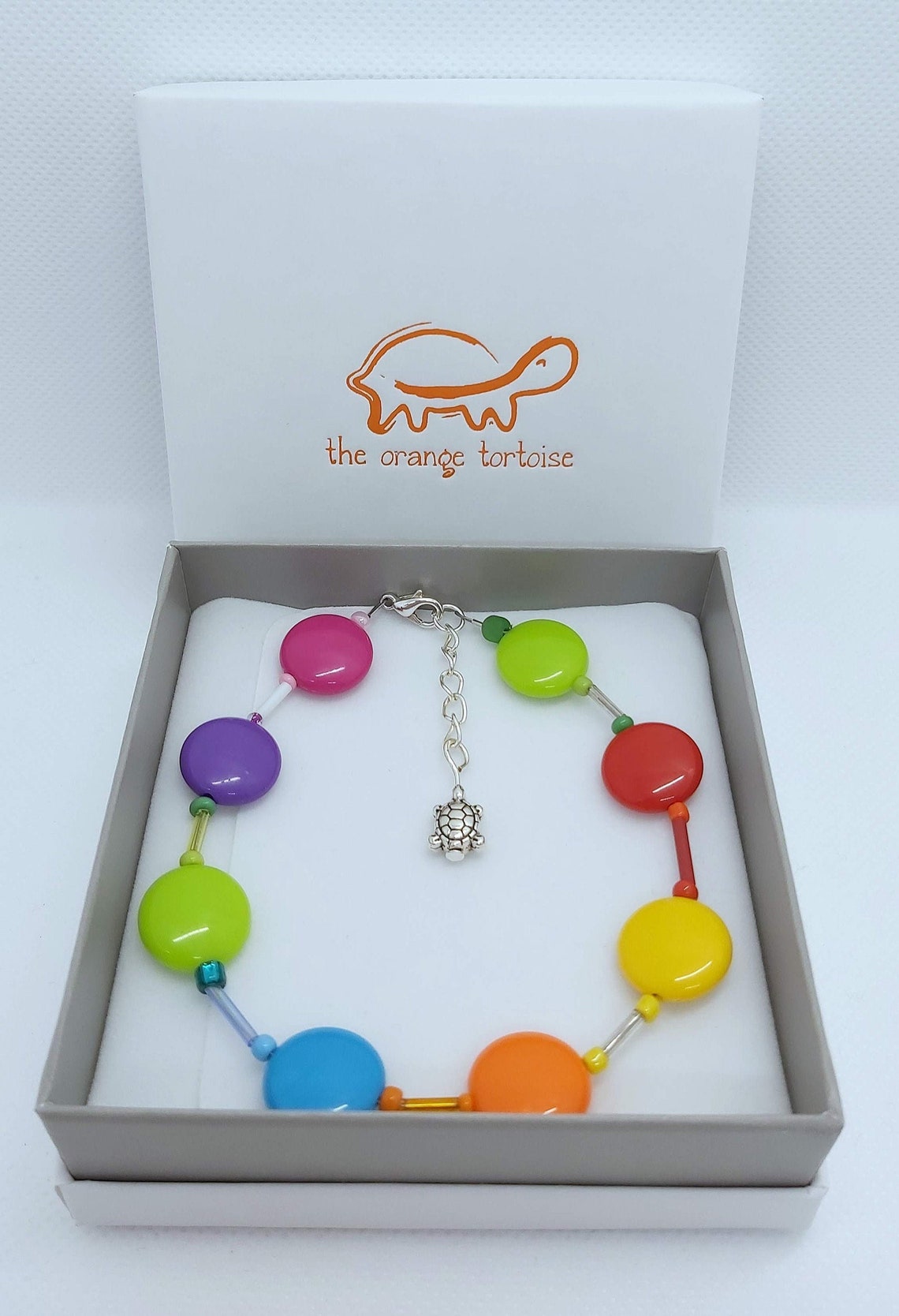 Bracelet, Rainbow Bracelet, Colourful Bracelet, Rainbow Bead Bracelet ...