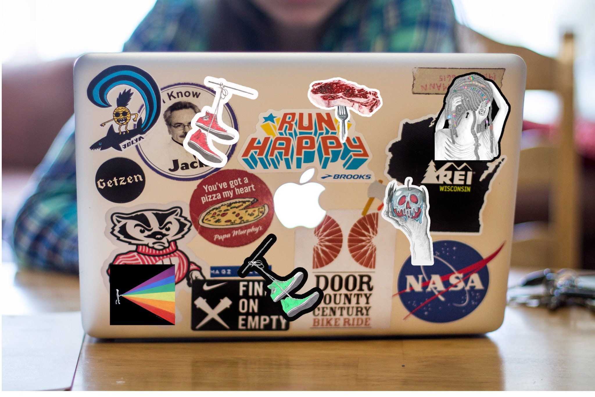 Rainbow Flashlight Sticker - Etsy