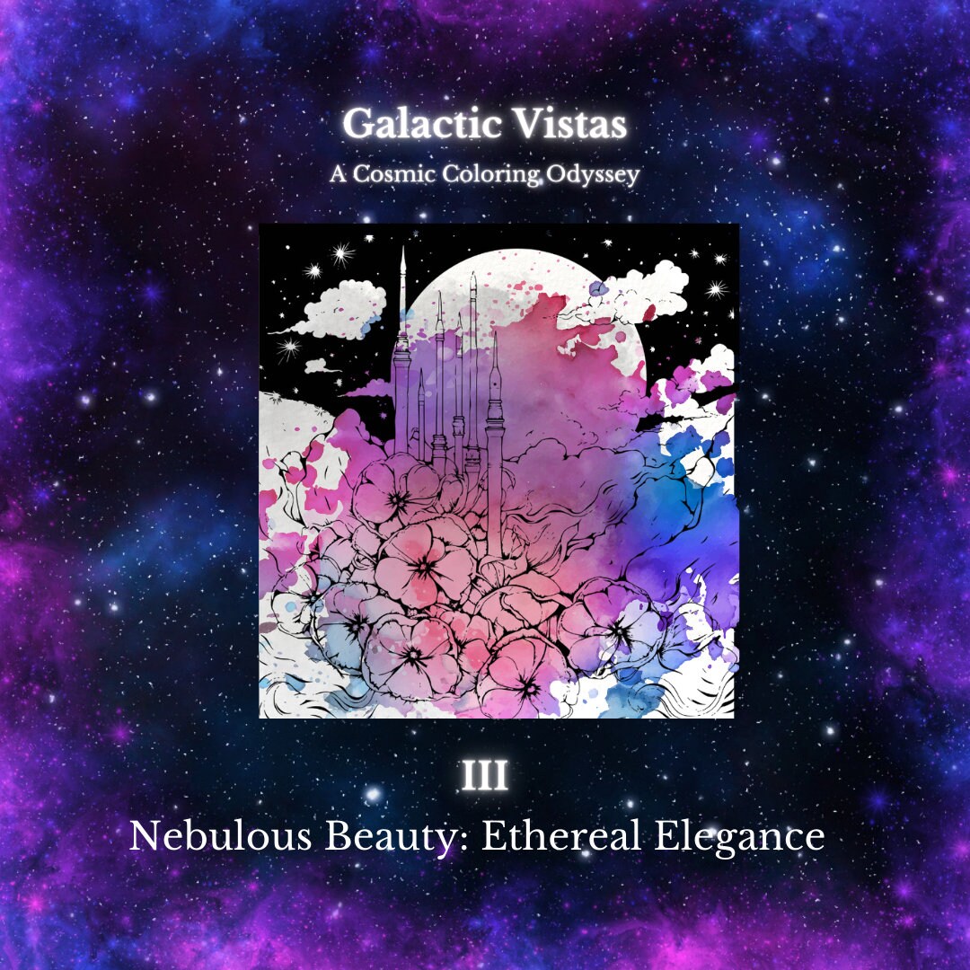 Nebulous Beauty: Ethereal Elegance Artistic Impressions of Cosmic Clouds and Nebulae - Etsy