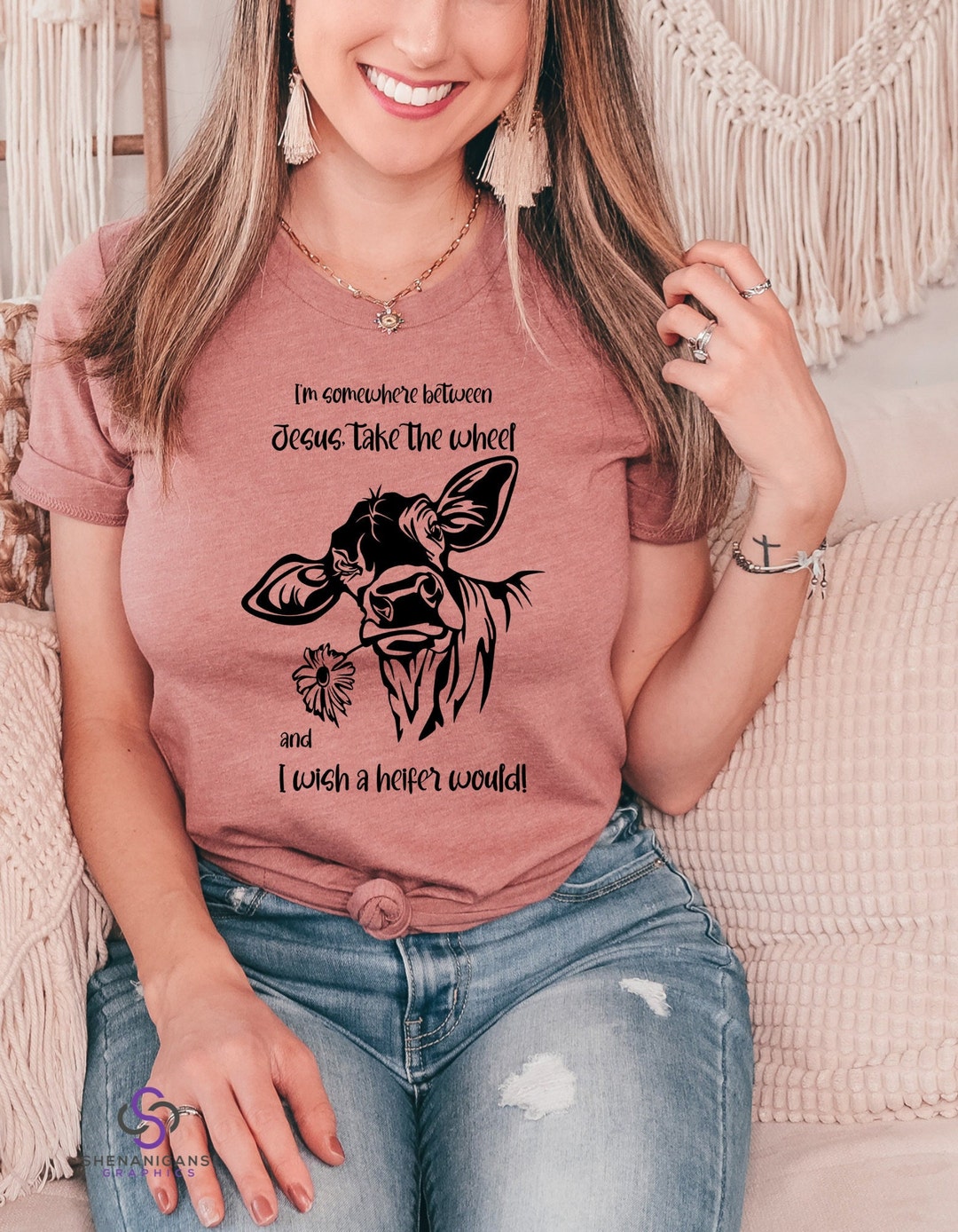 Country Shirt, Heifer Shirt, Funny Cow Shirt, Funny Womens Shirt, Funny ...