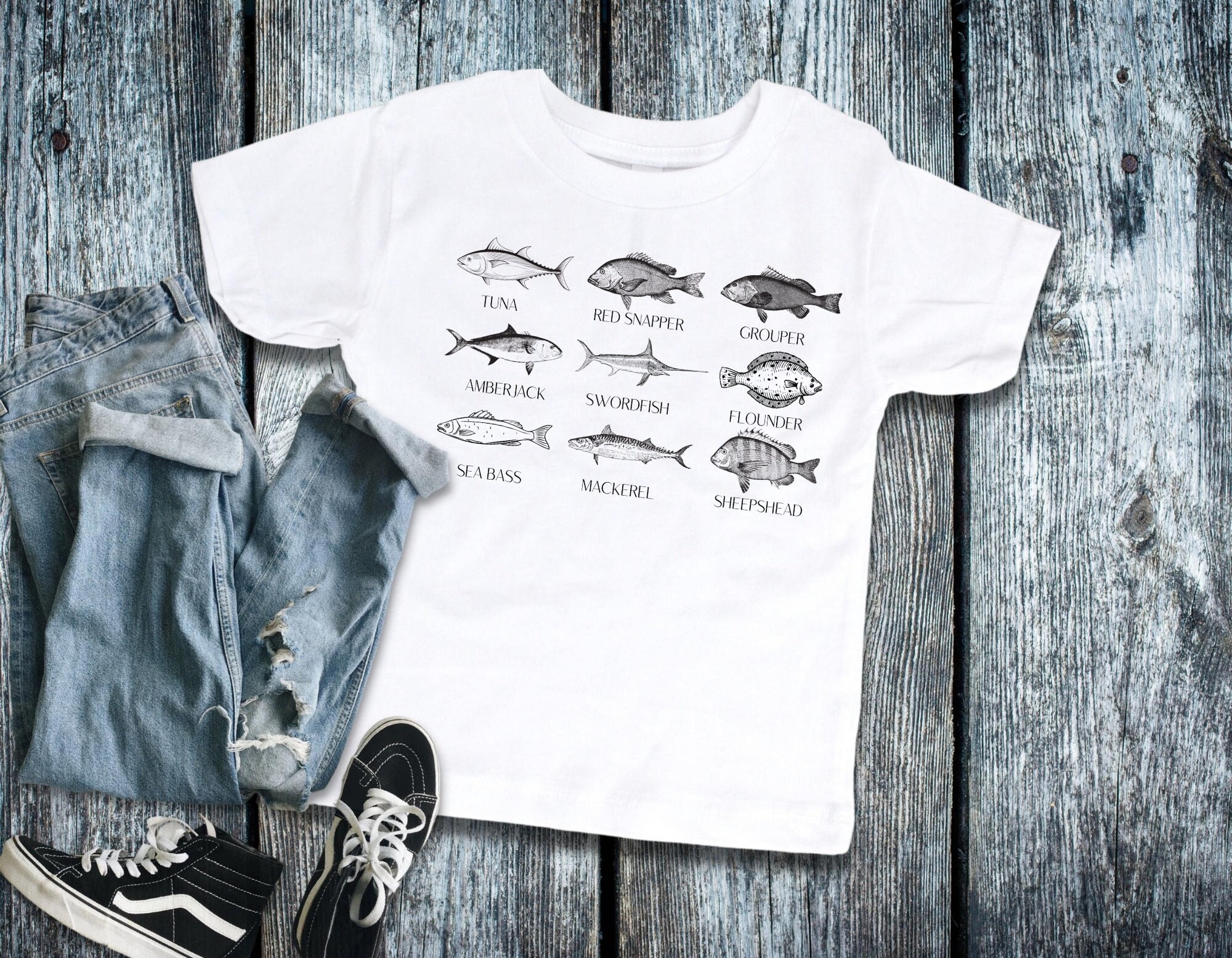 Fishing Shirt, Kids Fishing Shirt, Cute Fish Shirt for Kids, Toddler ...