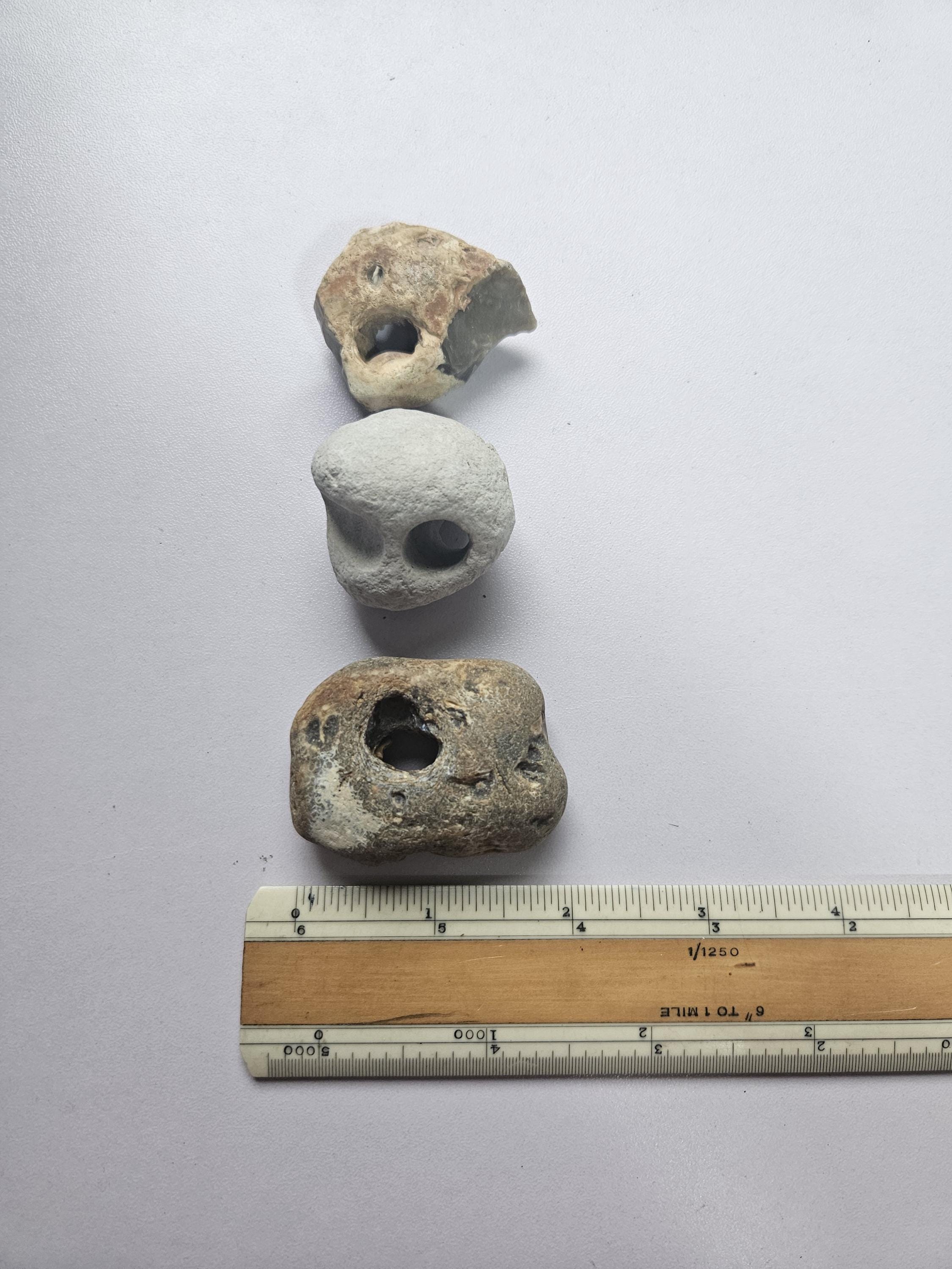 Large Lucky Hag Stones, Large Witch Stones 12 Piece Set, English Hag ...