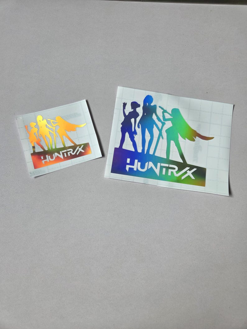 K-pop Demon Hunters Huntrix Vinyl Decal - Multiple Colours and Sizes ...