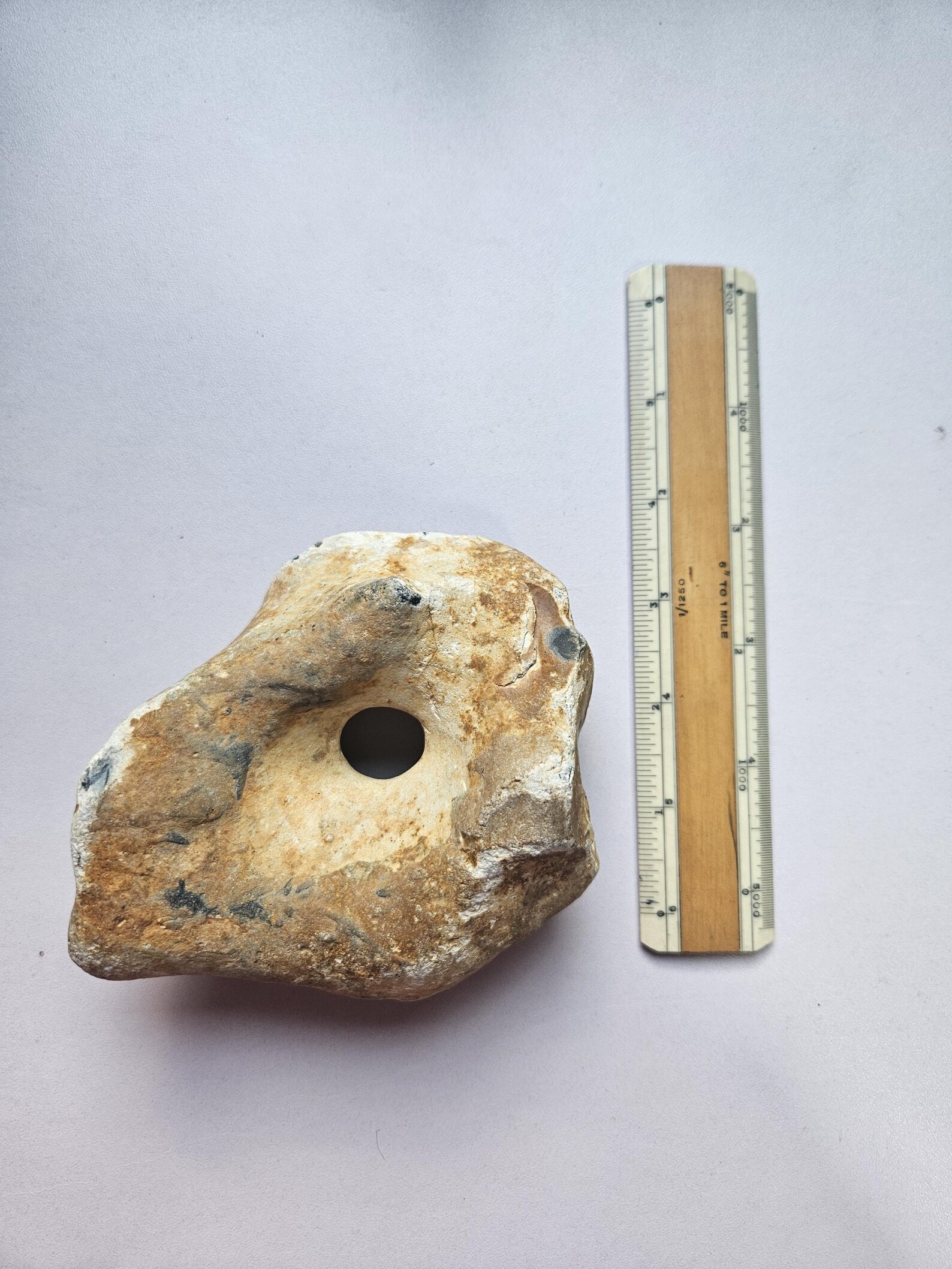 Extra Large Lucky Hag Stone, Extra Large Witch Stone, Large English Hag ...