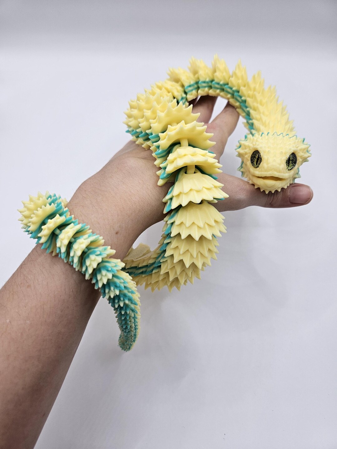 3D Printed Articulated Python - Flexi Desktop Figure - Office Fidget - Etsy