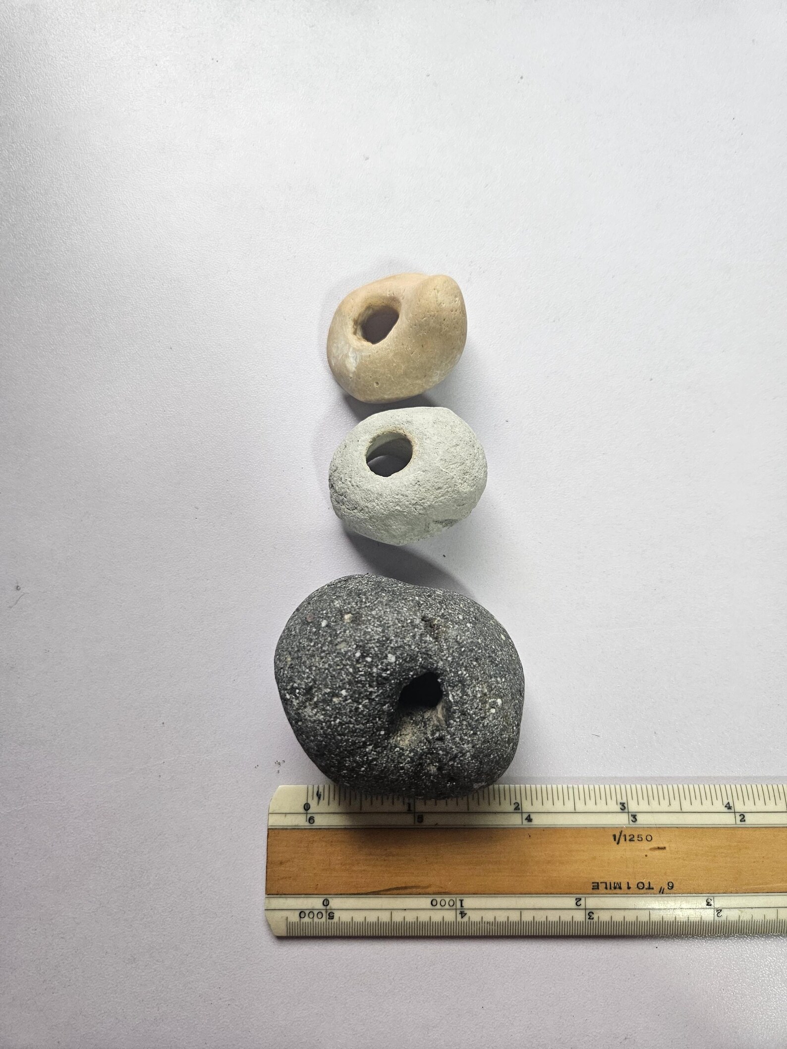 Large Lucky Hag Stones, Large Witch Stones 12 Piece Set, English Hag ...