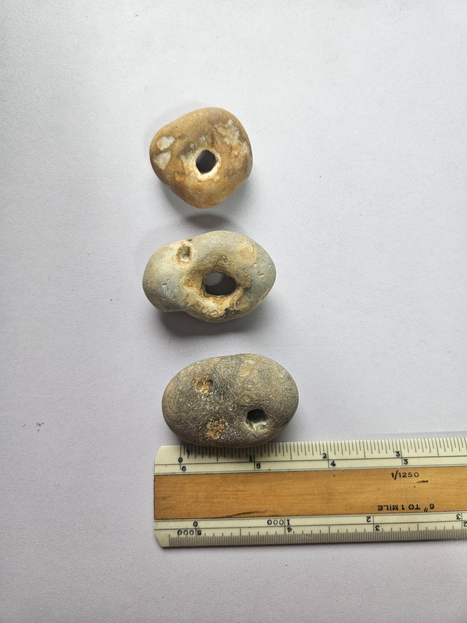 Large Lucky Hag Stones, Large Witch Stones 12 Piece Set, English Hag ...