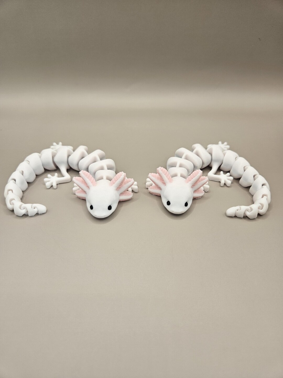 3D Printed Articulated Realistic Axolotl - Flexi Desktop Figure ...