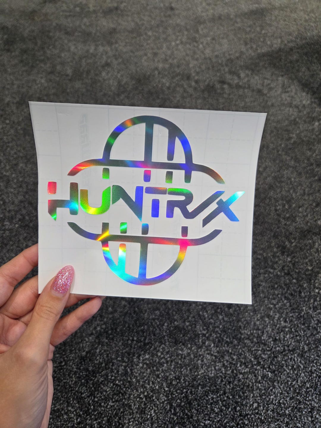 K Pop Demon Hunters Huntrix Vinyl Sticker - Multiple Colours and Sizes ...