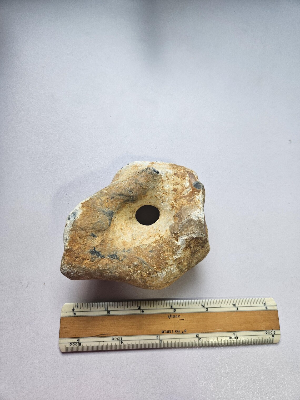 Extra Large Lucky Hag Stone, Extra Large Witch Stone, Large English Hag ...