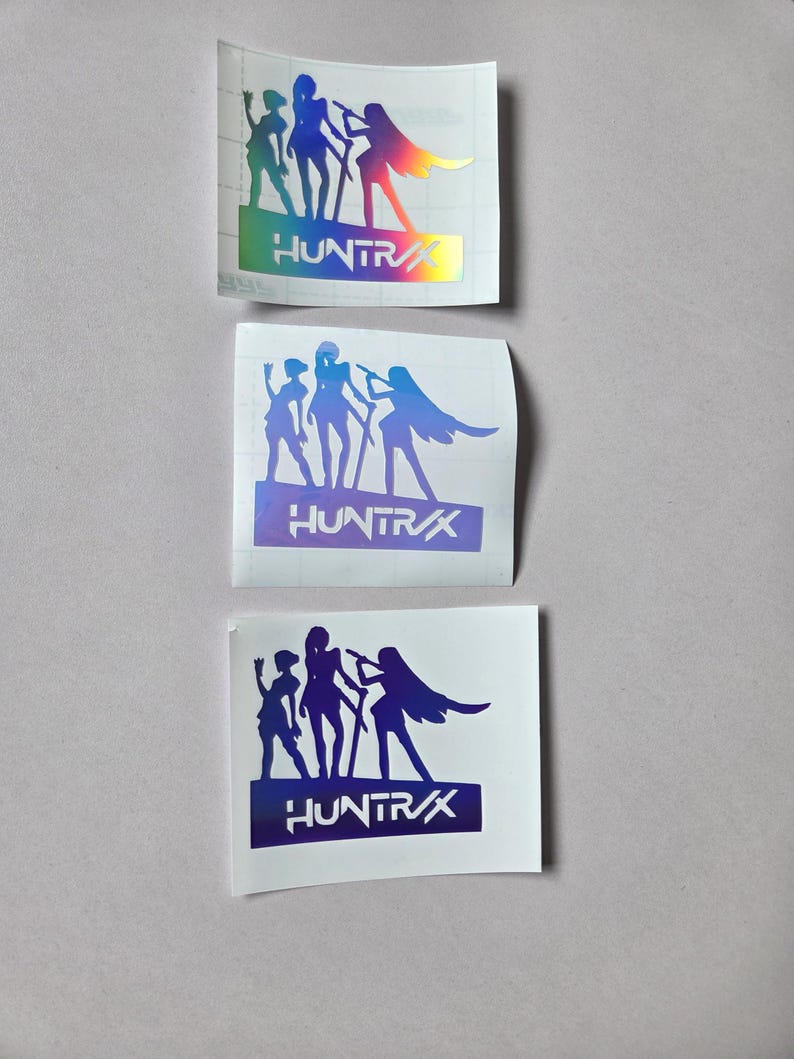 K-pop Demon Hunters Huntrix Vinyl Decal - Multiple Colours and Sizes ...