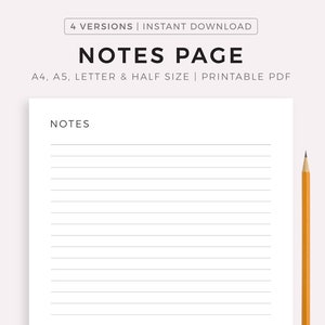 Notes - Etsy