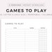 Video Games to Play, Gaming Journal, Printable Gamer Log, A4/a5/letter ...