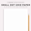 Blank & Dot Grid Paper Printable, A4/a5/letter/half Size, Instant ...
