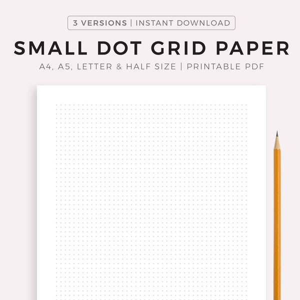 Dot Grid Paper - Etsy