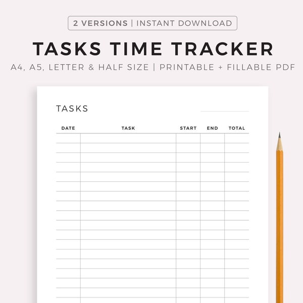 Time Tracker - Etsy