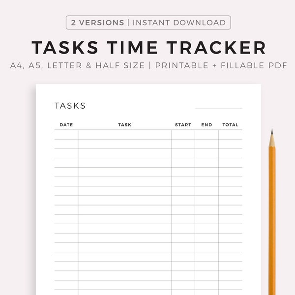 Time Tracker - Etsy