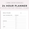 7 Day Planner Printable, Weekly Planner, Daily to Do List for Work ...