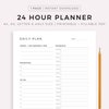 7 Day Planner Printable, Weekly Planner, Daily to Do List for Work ...