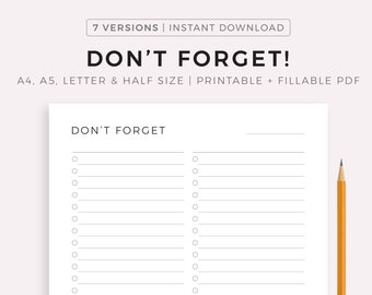 Travel Outfit Planner Printable Template Daily Outfit Planner - Etsy